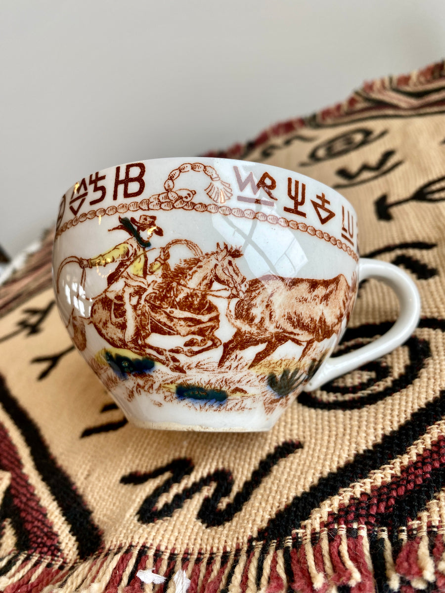 Western Brands & Roper Tea Cup – Single Wide Style